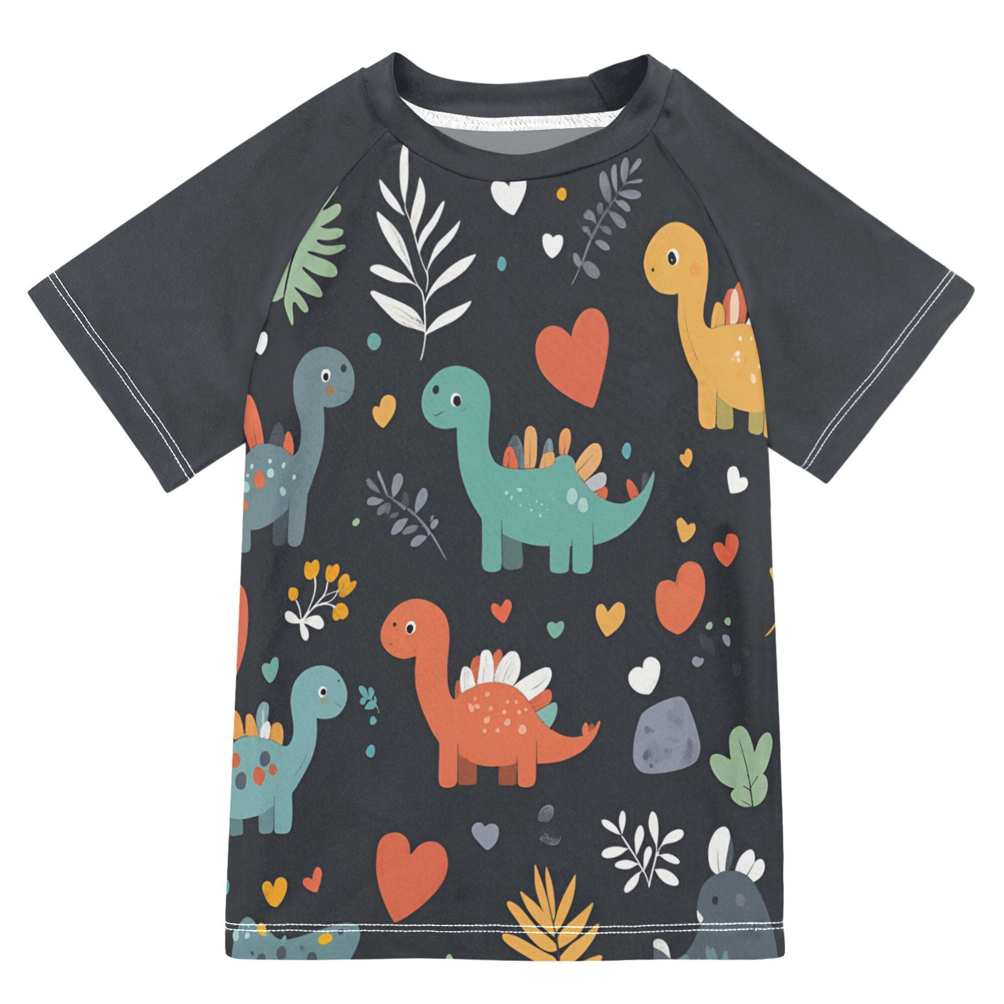 FORMRS Boys Rash Guard with Short Sleeves UPF 50+ Swim Shirts Sizes 3 ...