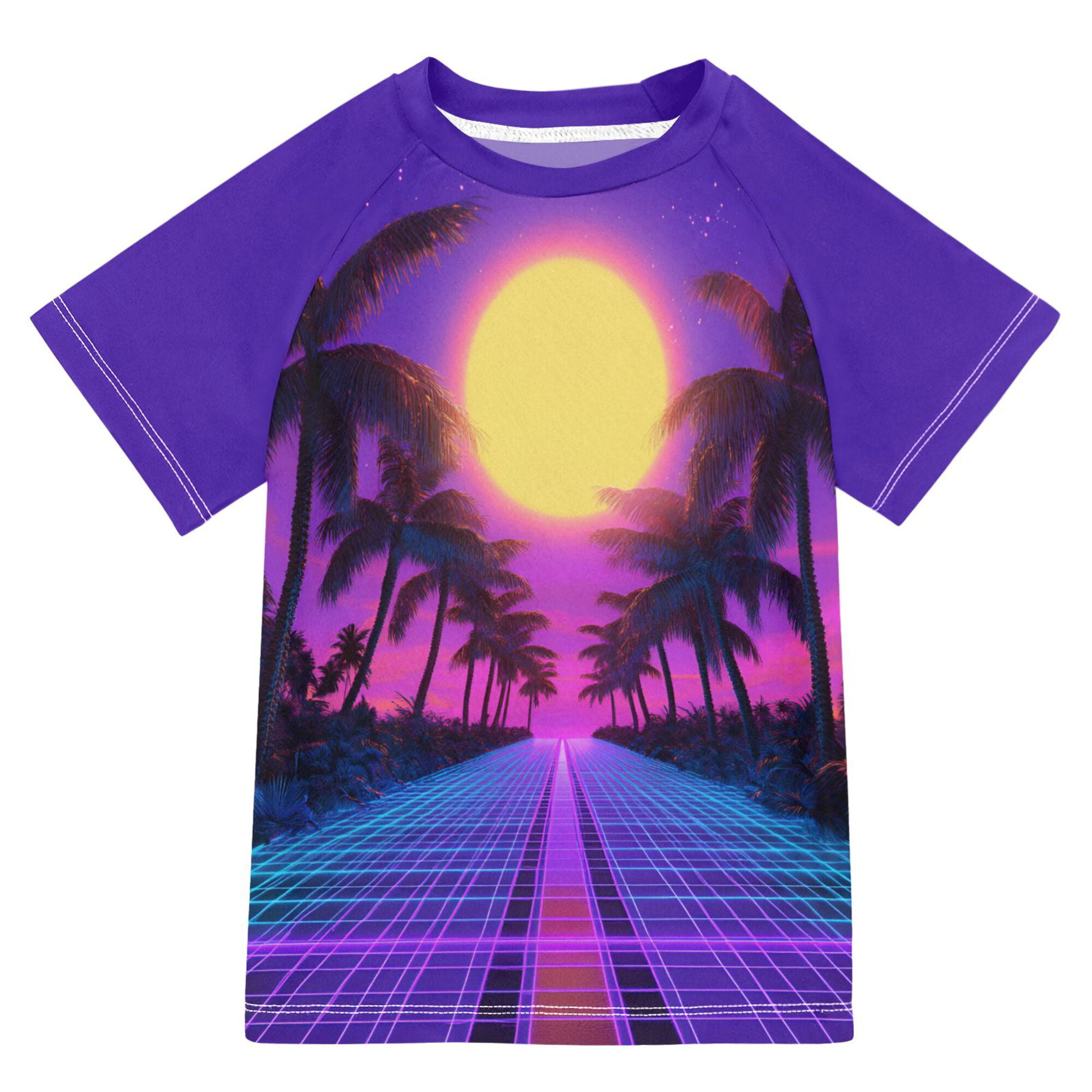 FORMRS Boys Rash Guard with Short Sleeves UPF 50+ Swim Shirts Sizes 3 ...