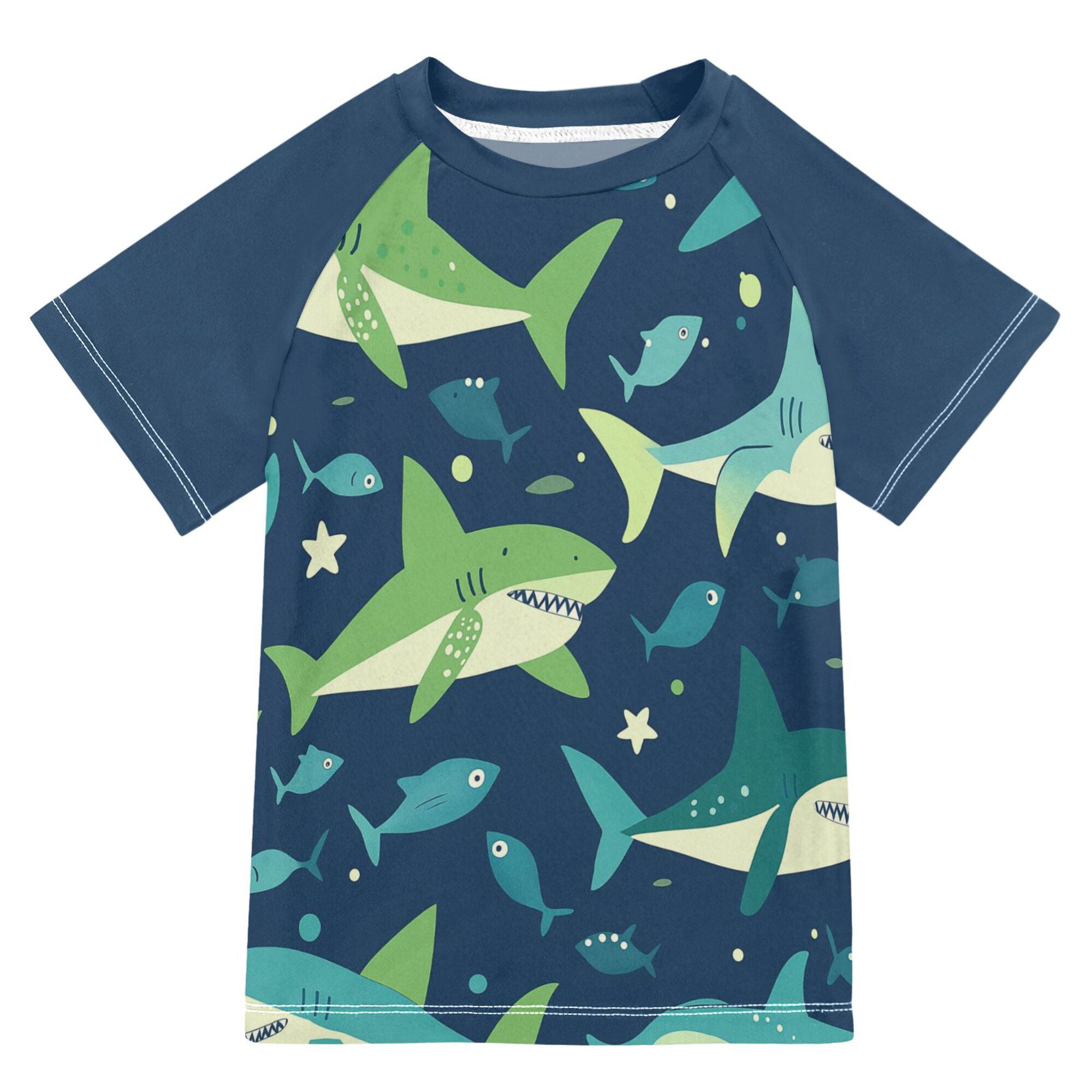 FORMRS Rash Guard for Boys Short Sleeves UPF 50+ Swim Shirts 3-12T ...