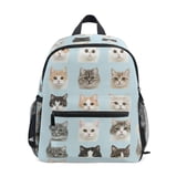 FORMRS School Backpack with Front Zippered Pocket 12" Student Travel ...