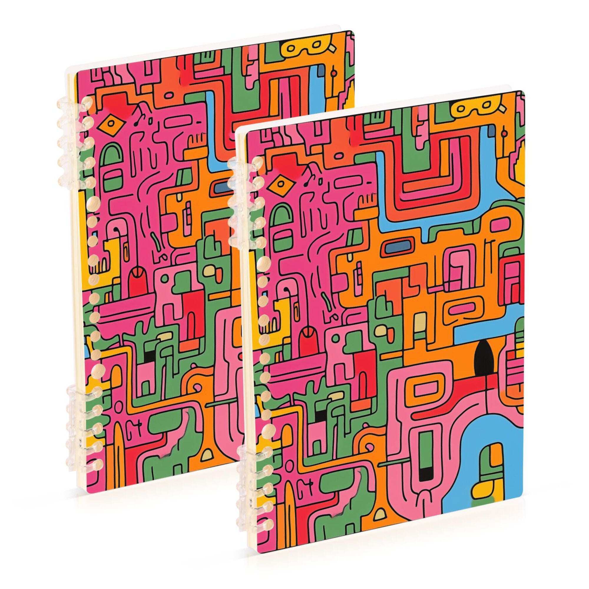 FORMRS 1-Subject Spiral Notebook 8" x 5" College Ruled 60 Refillable ...