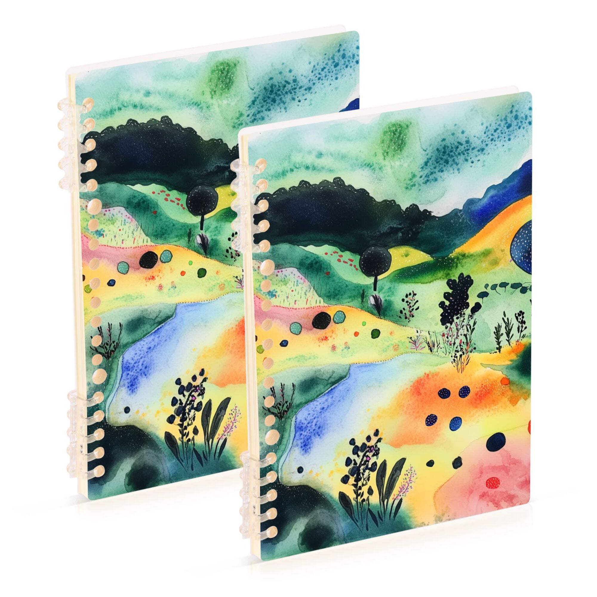 FORMRS Spiral Notebook College Ruled 1 Subject 8" x 5" Refillable Pages ...