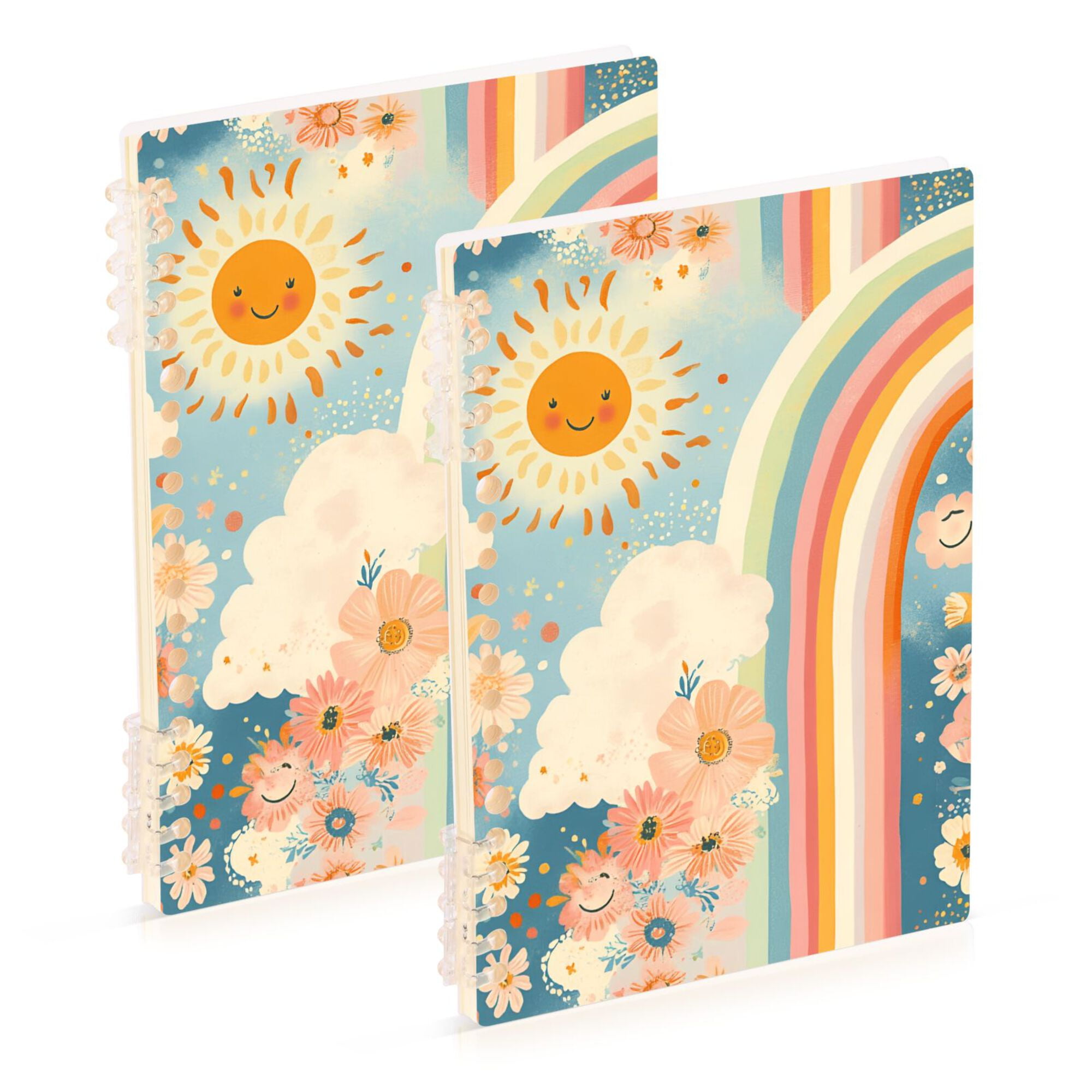 FORMRS Spiral Notebook College Ruled 1 Subject 8" x 5" Refillable Pages ...