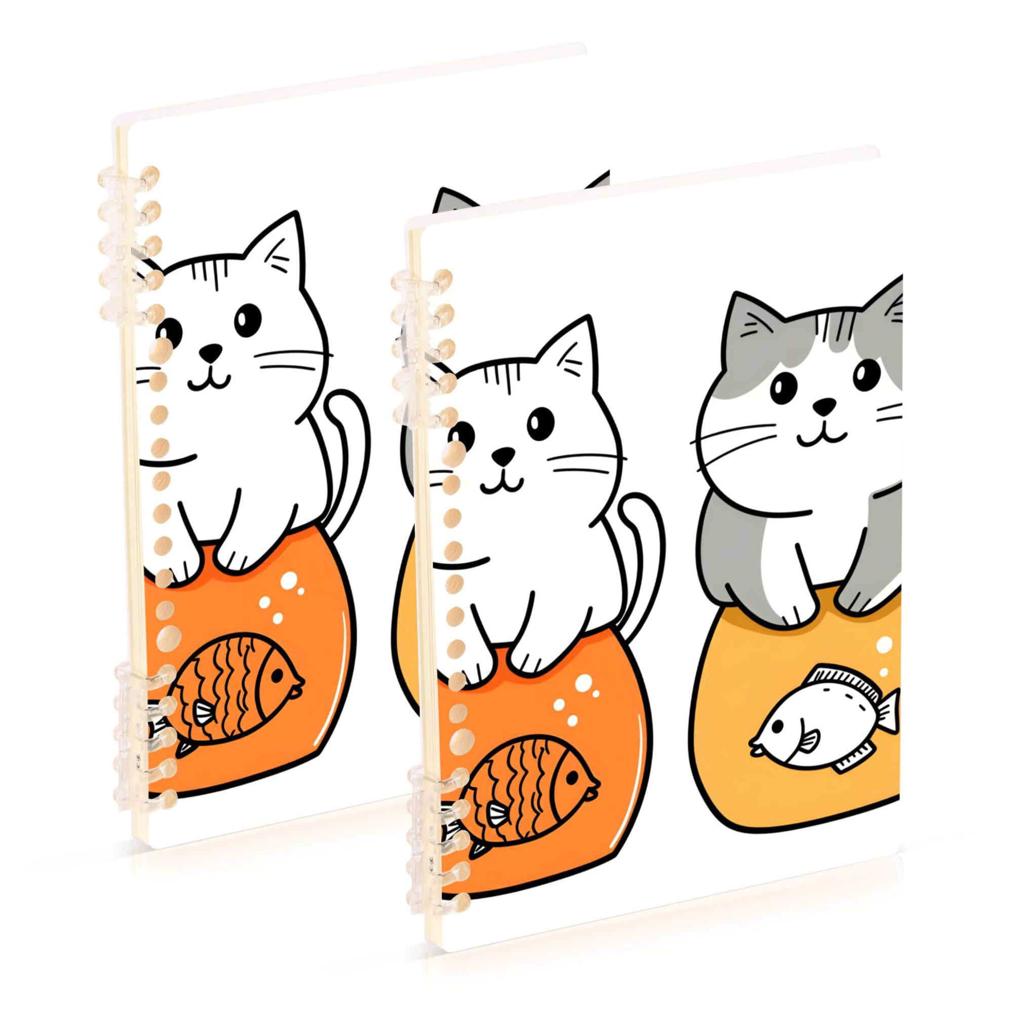 FORMRS Spiral Notebook College Ruled 1 Subject 8" x 5" Refillable Pages ...