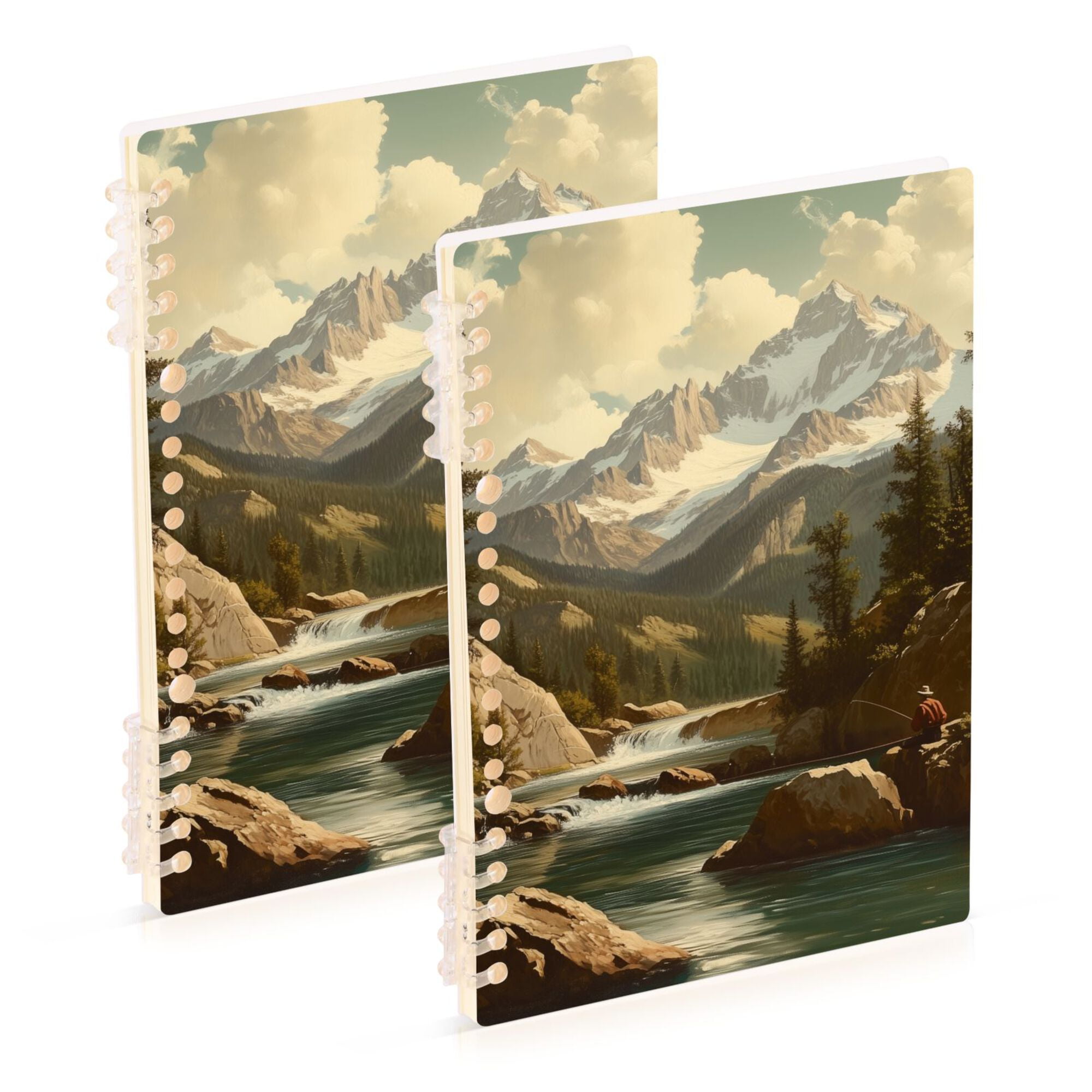 FORMRS 1-Subject Spiral Notebook 8" x 5" College Ruled 60 Refillable ...