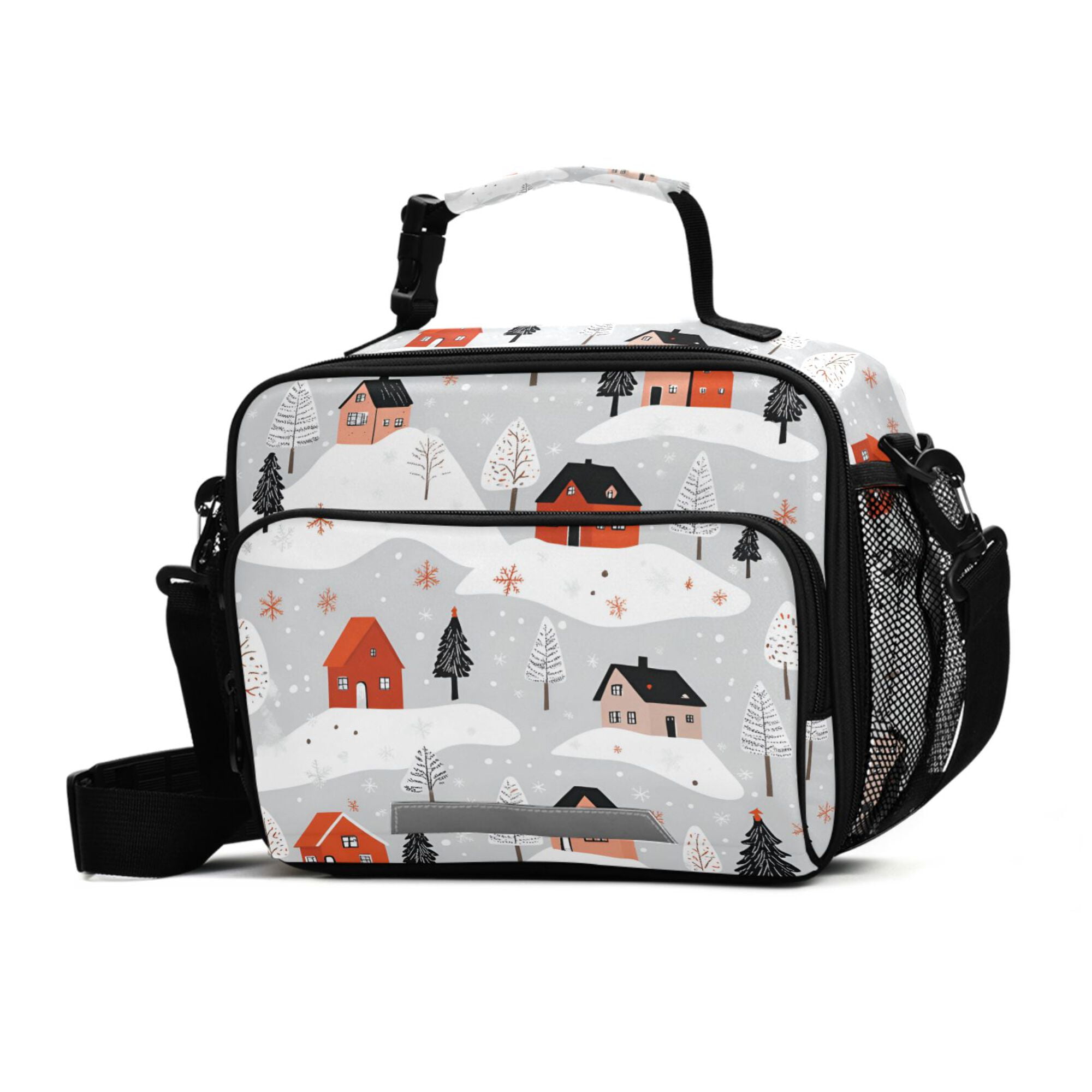 FORMRS Student Lunch Bag Insulated Reusable Cooler Box with Zipper ...