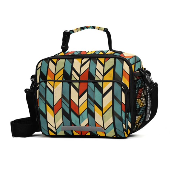 FORMRS Student Lunch Bag Insulated Reusable Cooler Box with Zipper ...