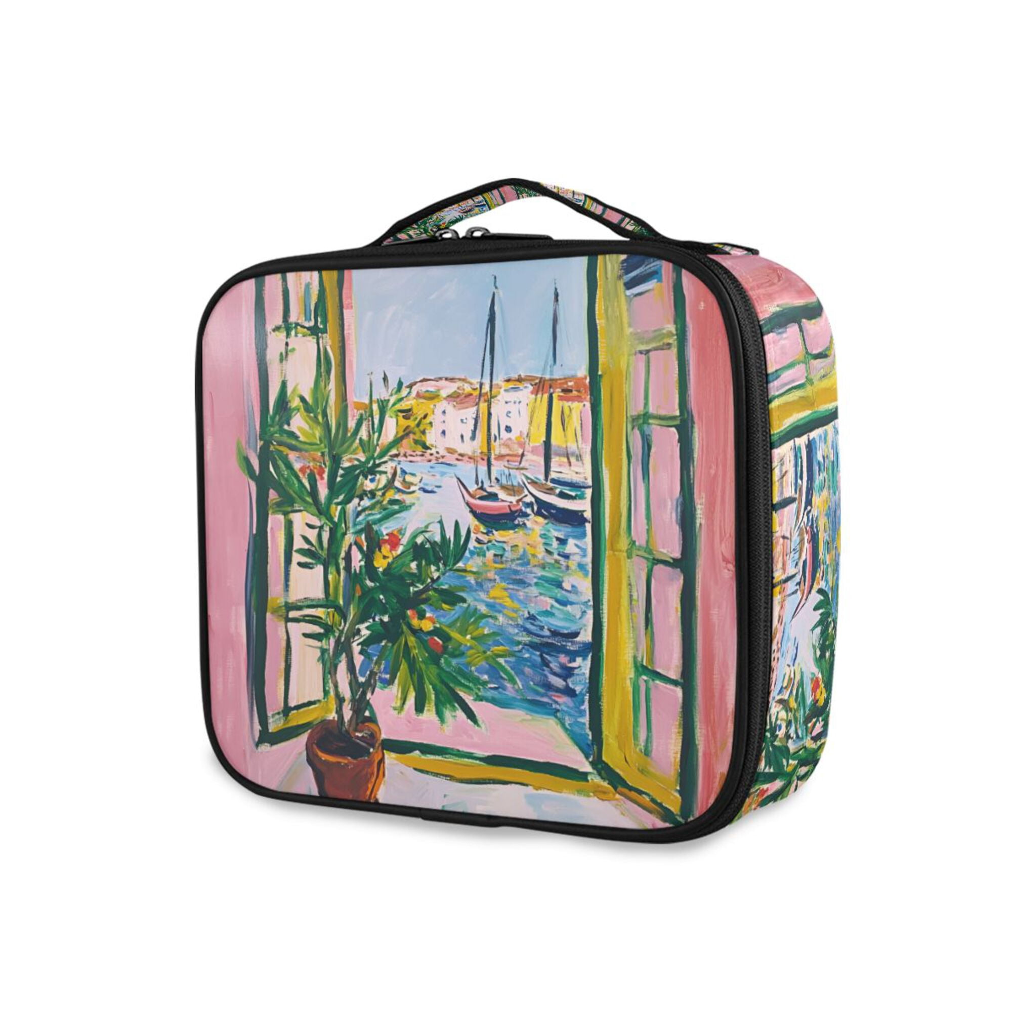 FORMRS Travel Makeup Bag Large Capacity Train Case Cosmetic Organizer ...