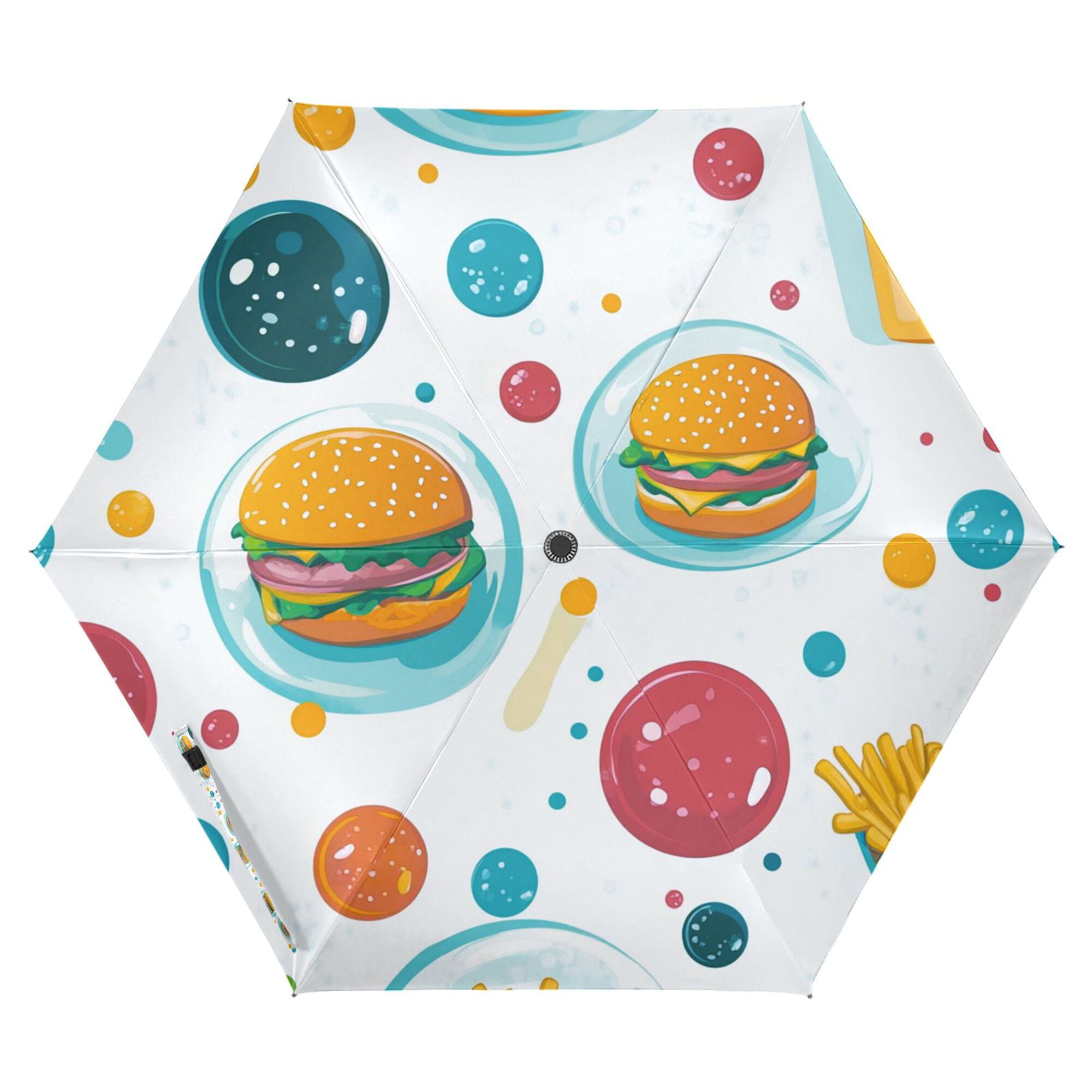 FORMRS Travel Umbrella Folding Auto Open Close Windproof Rain UV ...