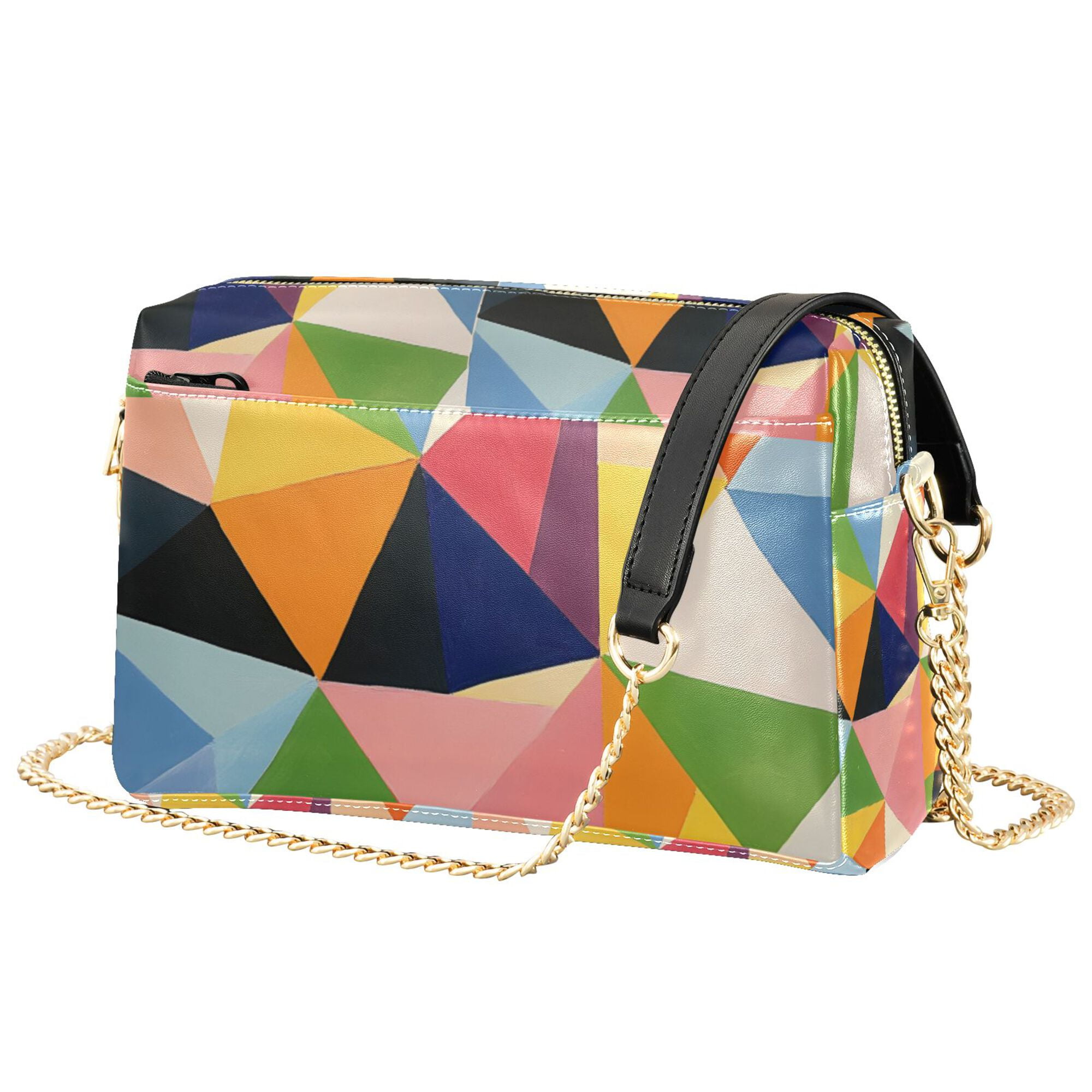 FORMRS Women Crossbody Purse with Chain Strap Vegan Leather Shoulder ...