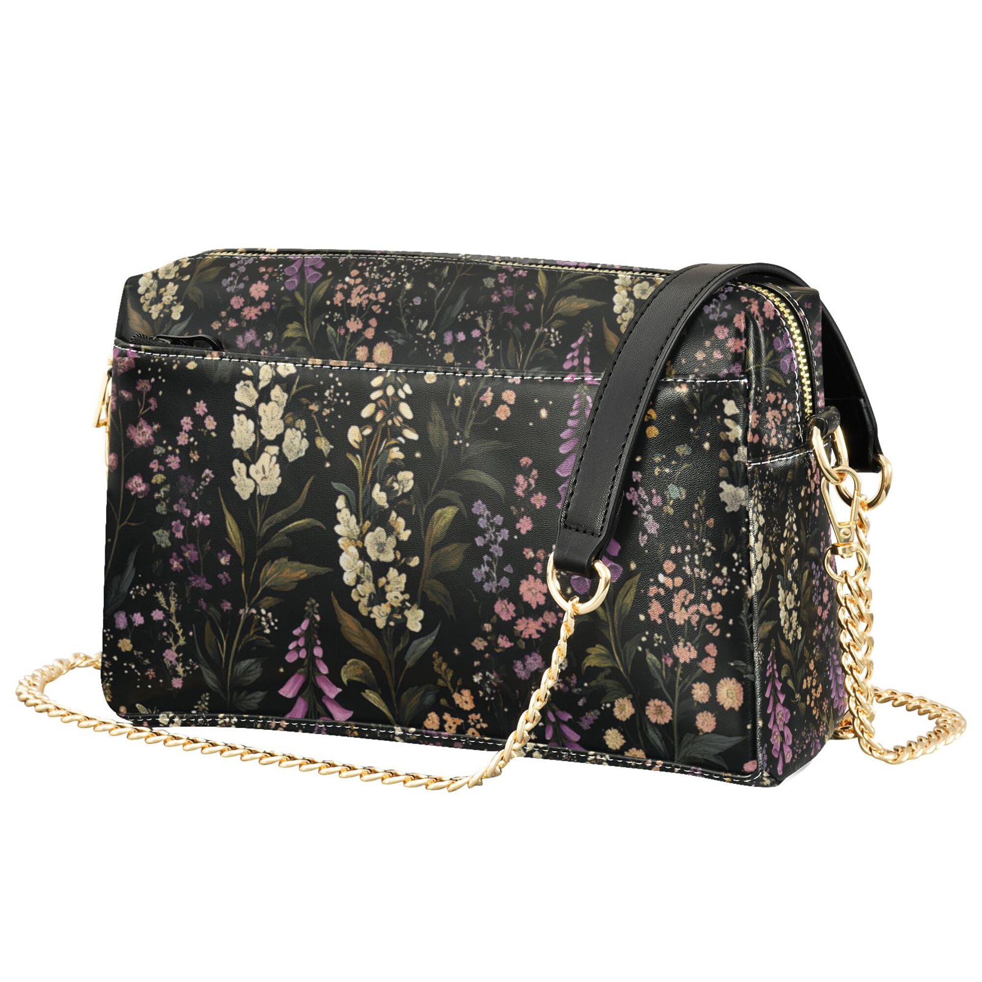 FORMRS Women Crossbody Purse with Chain Strap Vegan Leather Shoulder ...