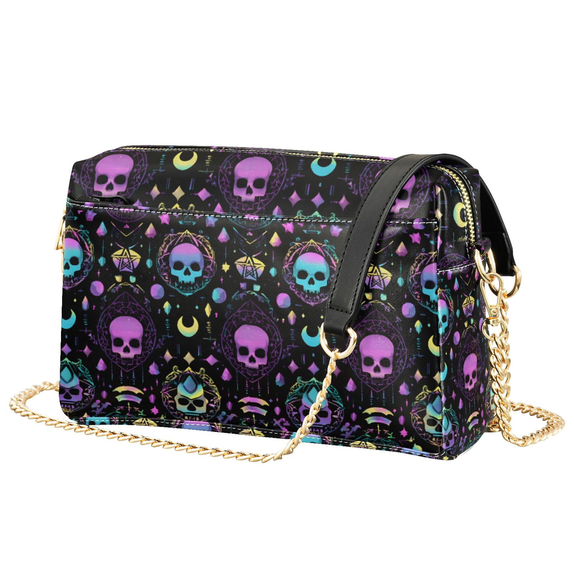 FORMRS Women Crossbody Purse with Chain Strap Vegan Leather Shoulder ...