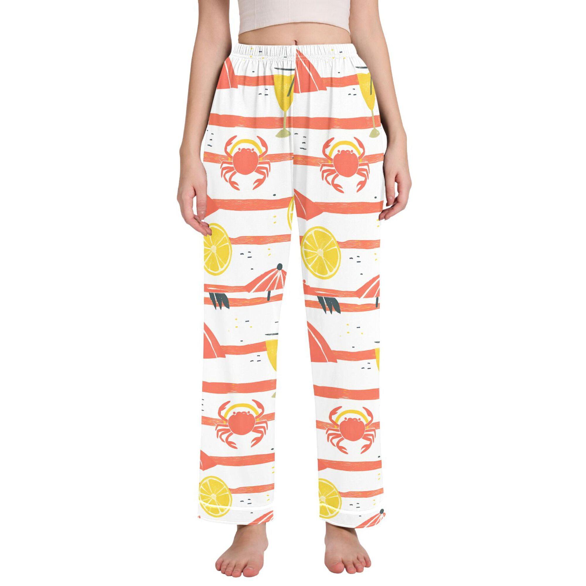 FORMRS Women's Pajama Pants with Pockets Soft Comfy Loungewear Sleep ...