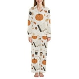 FORMRS Womens Pajama Set Long Sleeve Top and Pants with Pockets Soft ...