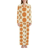 FORMRS Womens Pajama Set Long Sleeve Top and Pants with Pockets Soft ...