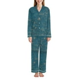 FORMRS Womens Pajama Set Long Sleeve Top and Pants with Pockets Soft ...