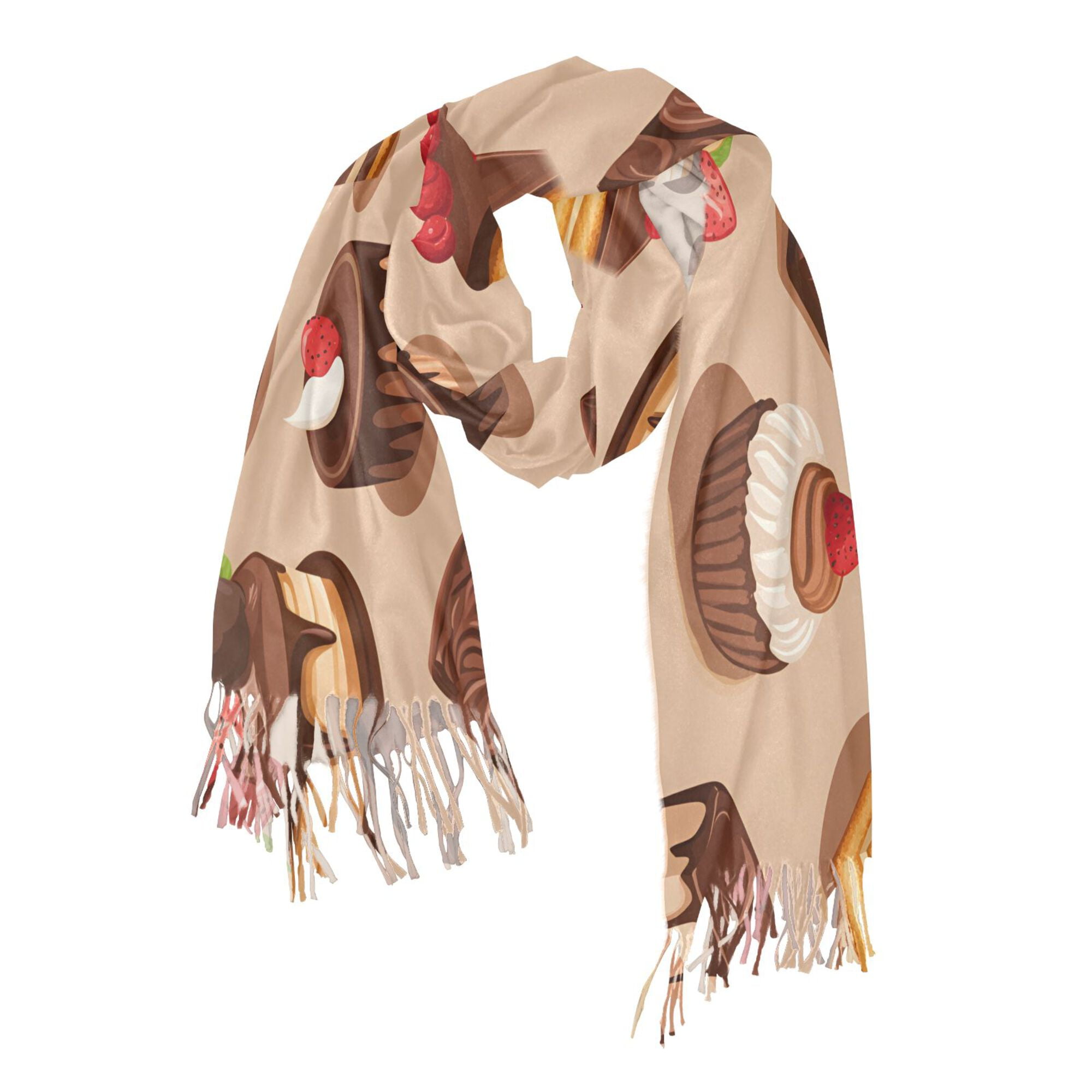 FORMRS Womens Scarf Winter Soft Long Big Warm Shawls Wrap Tassel ...