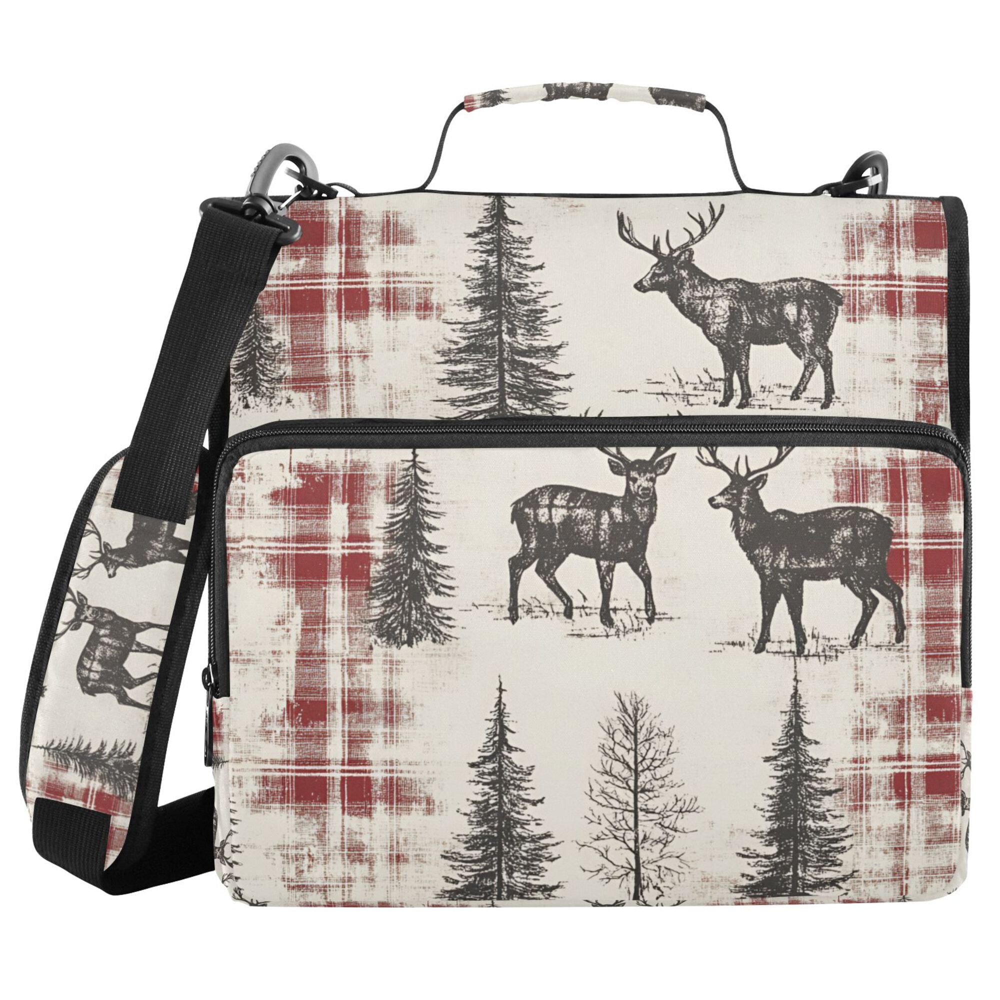 FORMRS Zipper Binder with Shoulder Strap 1.5-inch Ring 500 Sheet ...