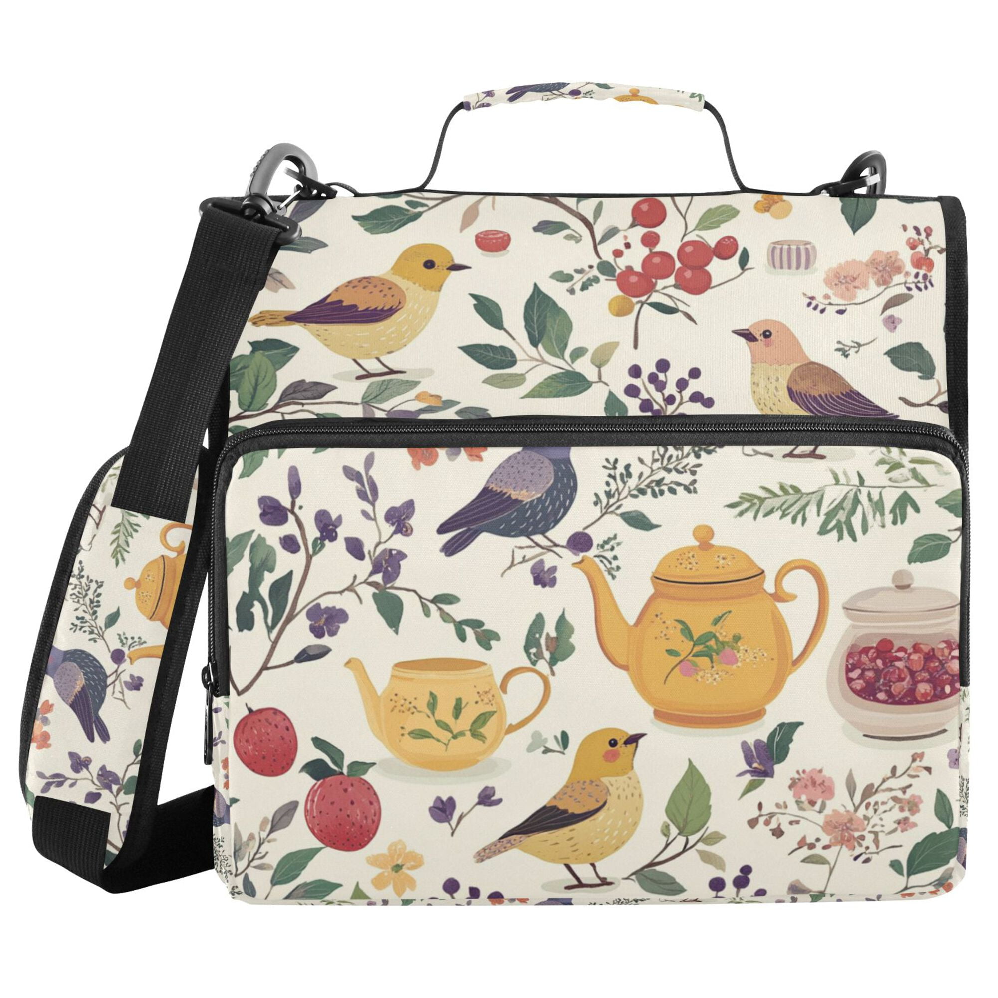 FORMRS Zipper Binder with Shoulder Strap 1.5-inch Ring 500 Sheet ...