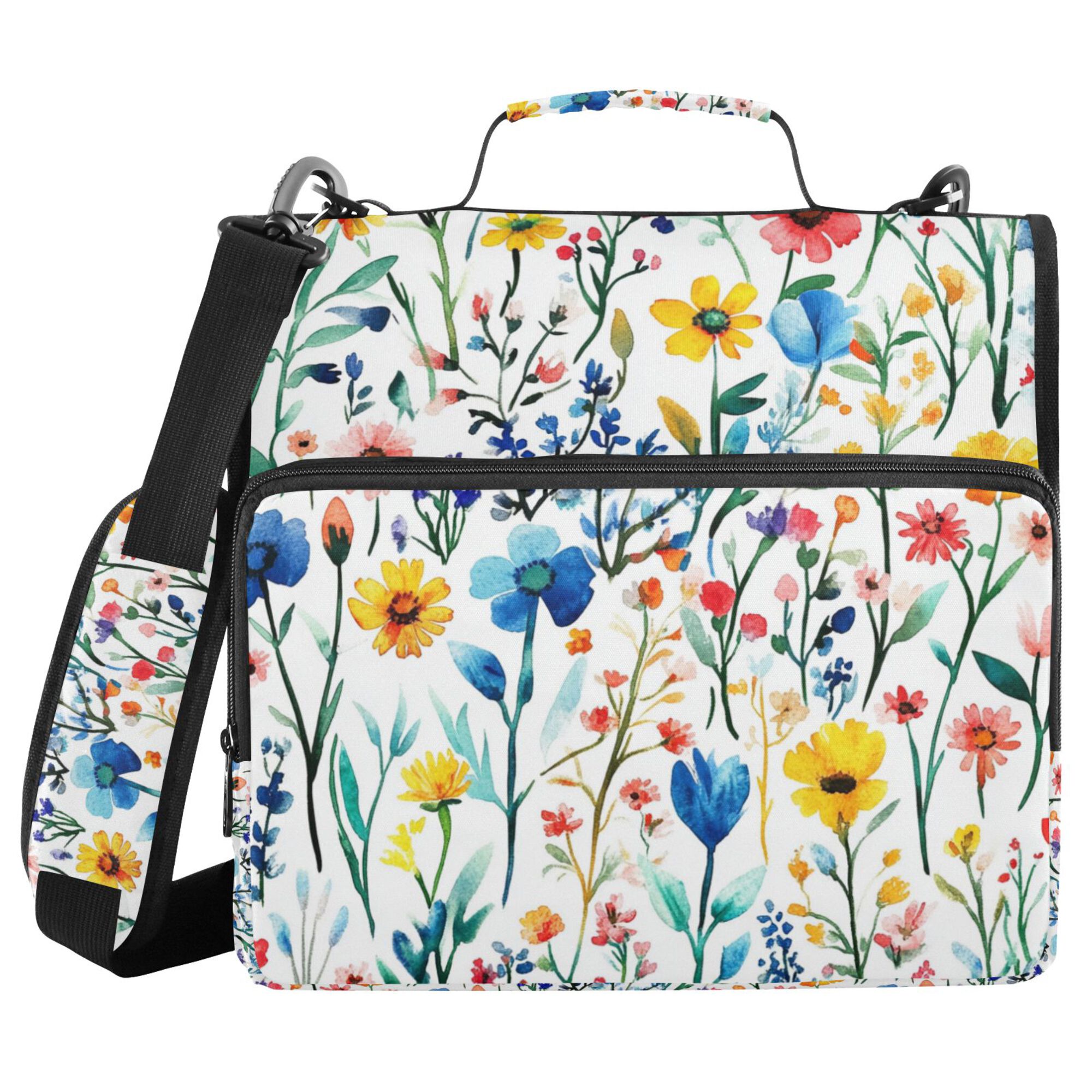 FORMRS Zipper Binder with Shoulder Strap 1.5-inch Ring 500 Sheet ...
