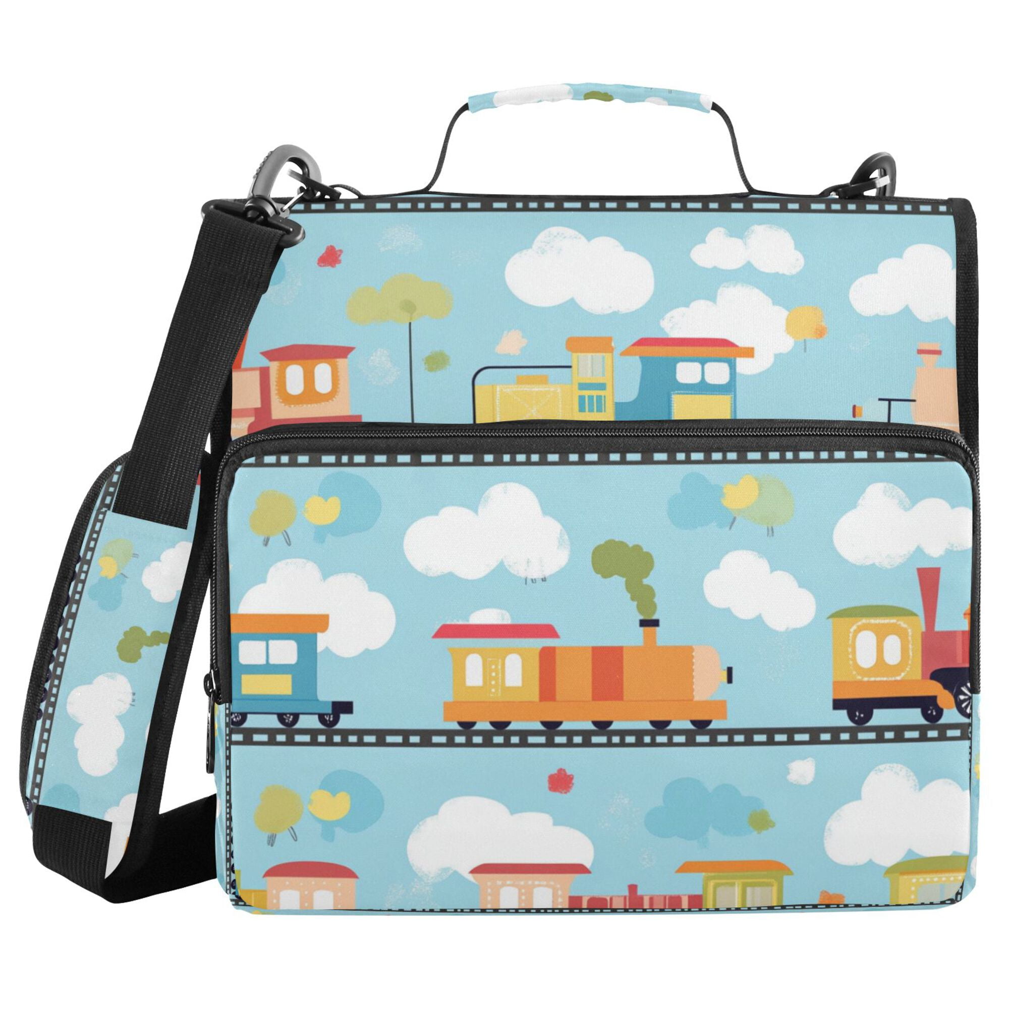 FORMRS Zipper Binder with Shoulder Strap 1.5-inch Ring 500 Sheet ...