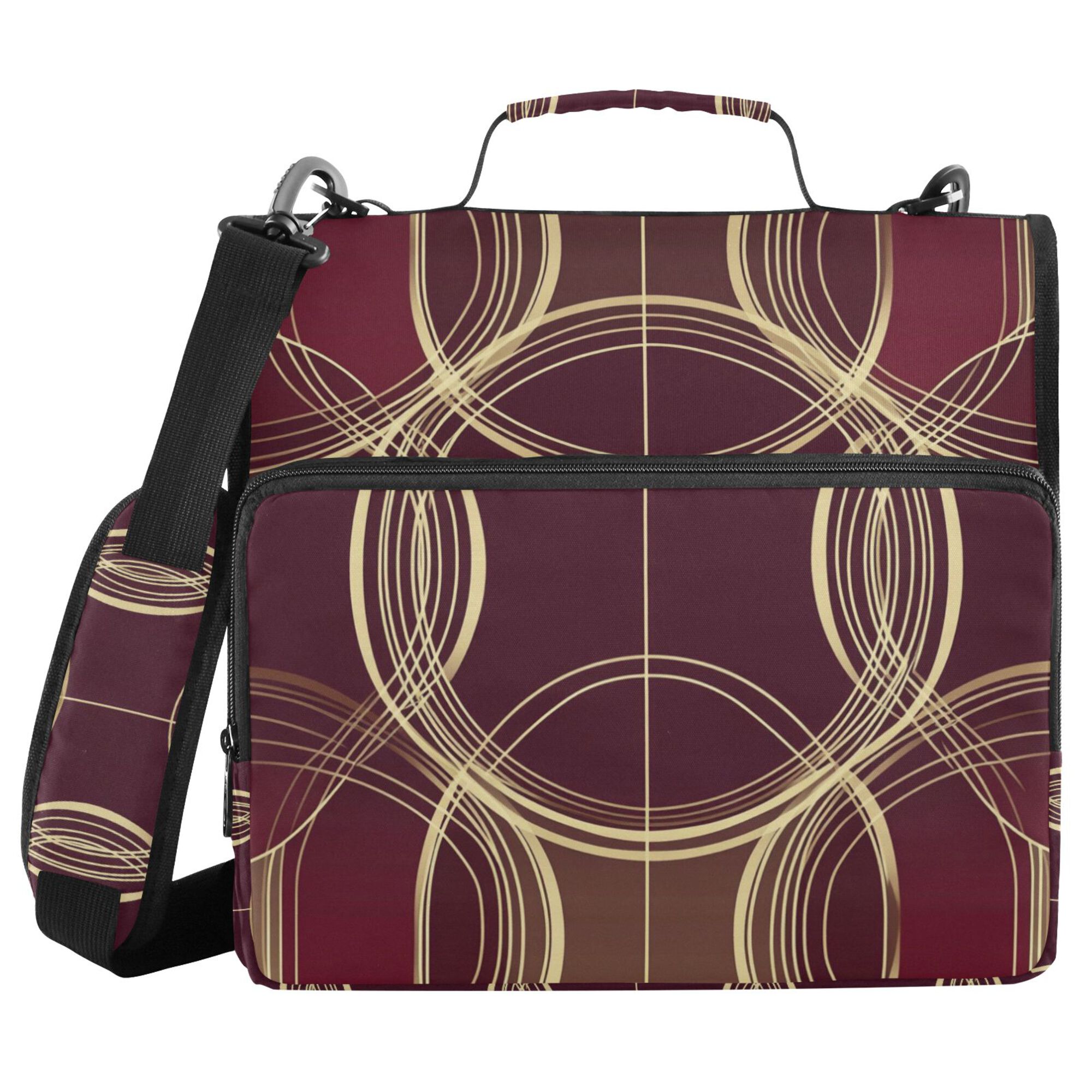 FORMRS Zipper Binder with Shoulder Strap 1.5-inch Ring 500 Sheet ...