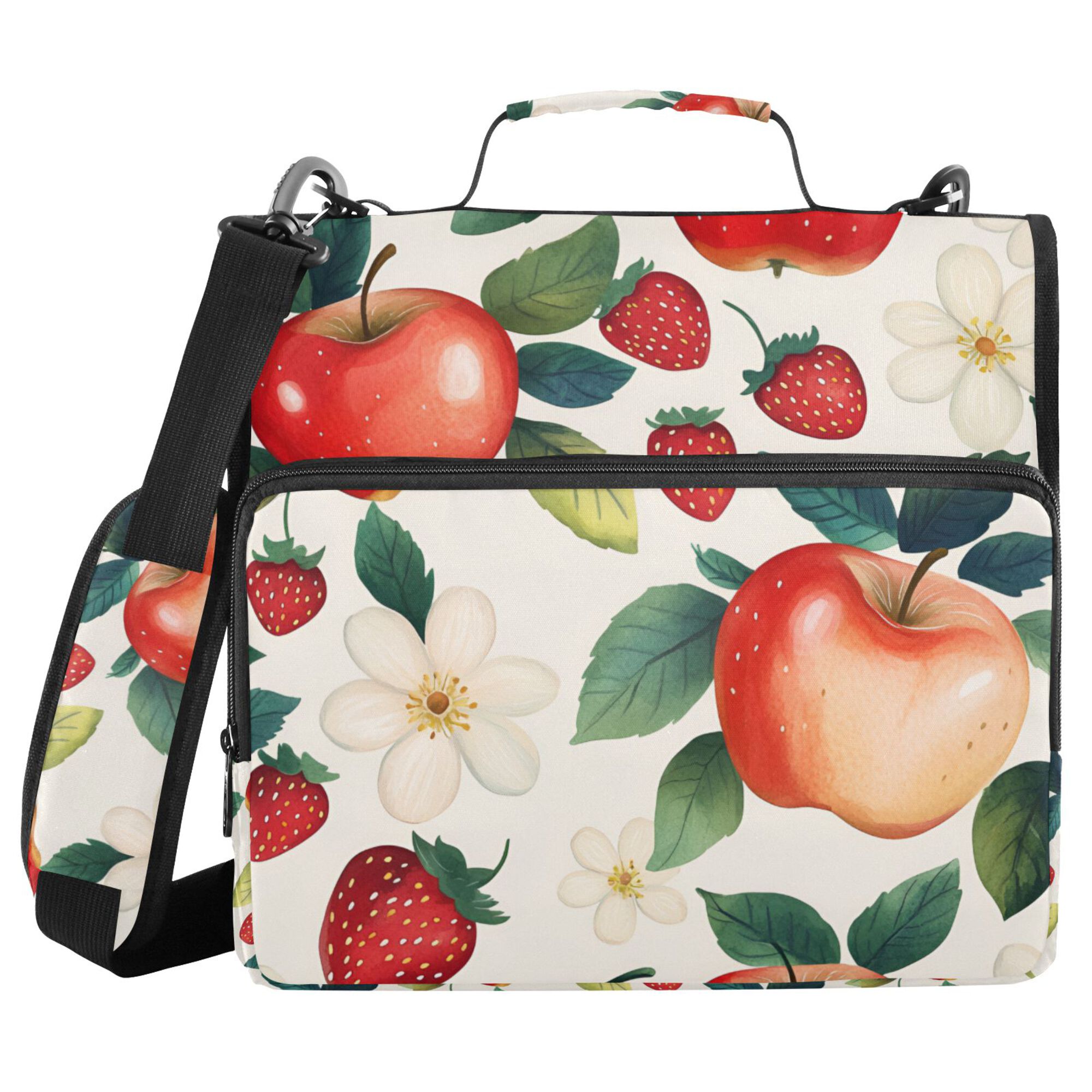 FORMRS Zipper Binder with Shoulder Strap 1.5-inch Ring 500 Sheet ...