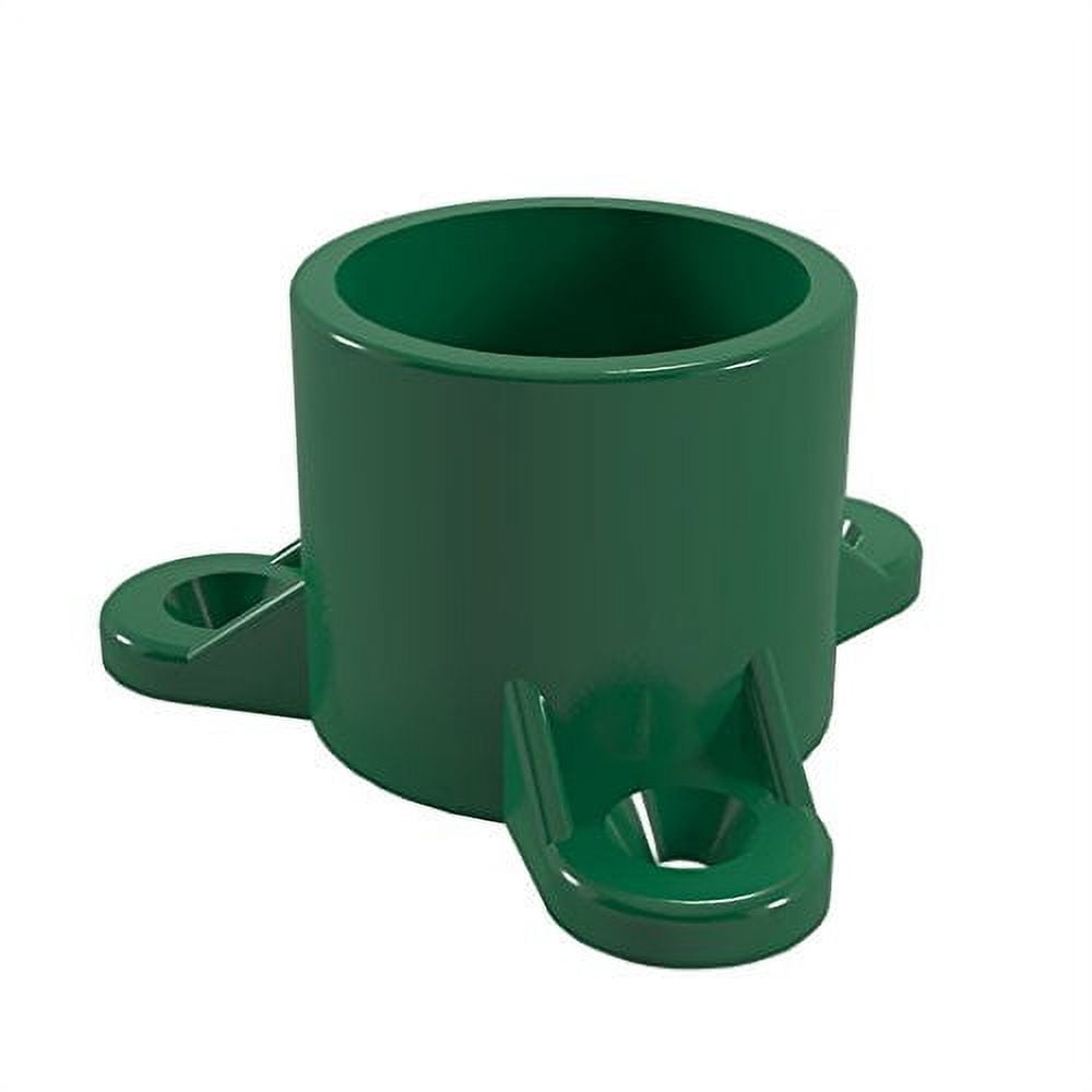 FORMUFIT F001ECT-GR-10 1" Furniture Grade Table Screw Cap in Green, 1. ...