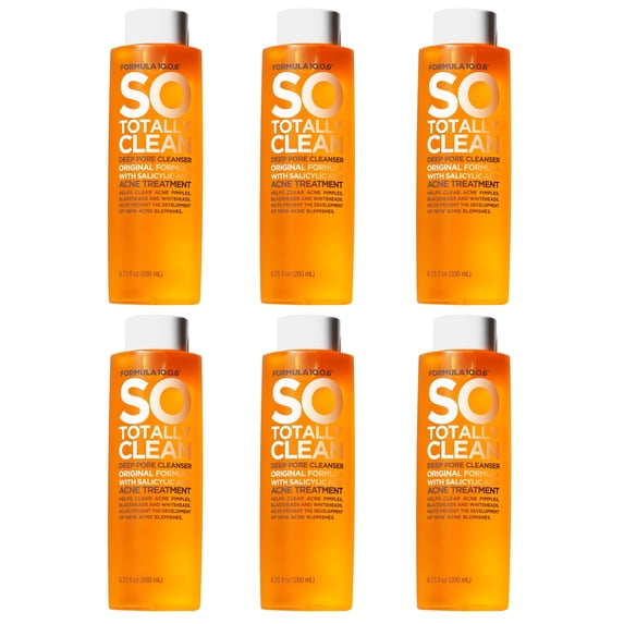 FORMULA 10.0.6 Deep Pore Cleanser 6 Pack, Blemish Fighting, Salicylic ...