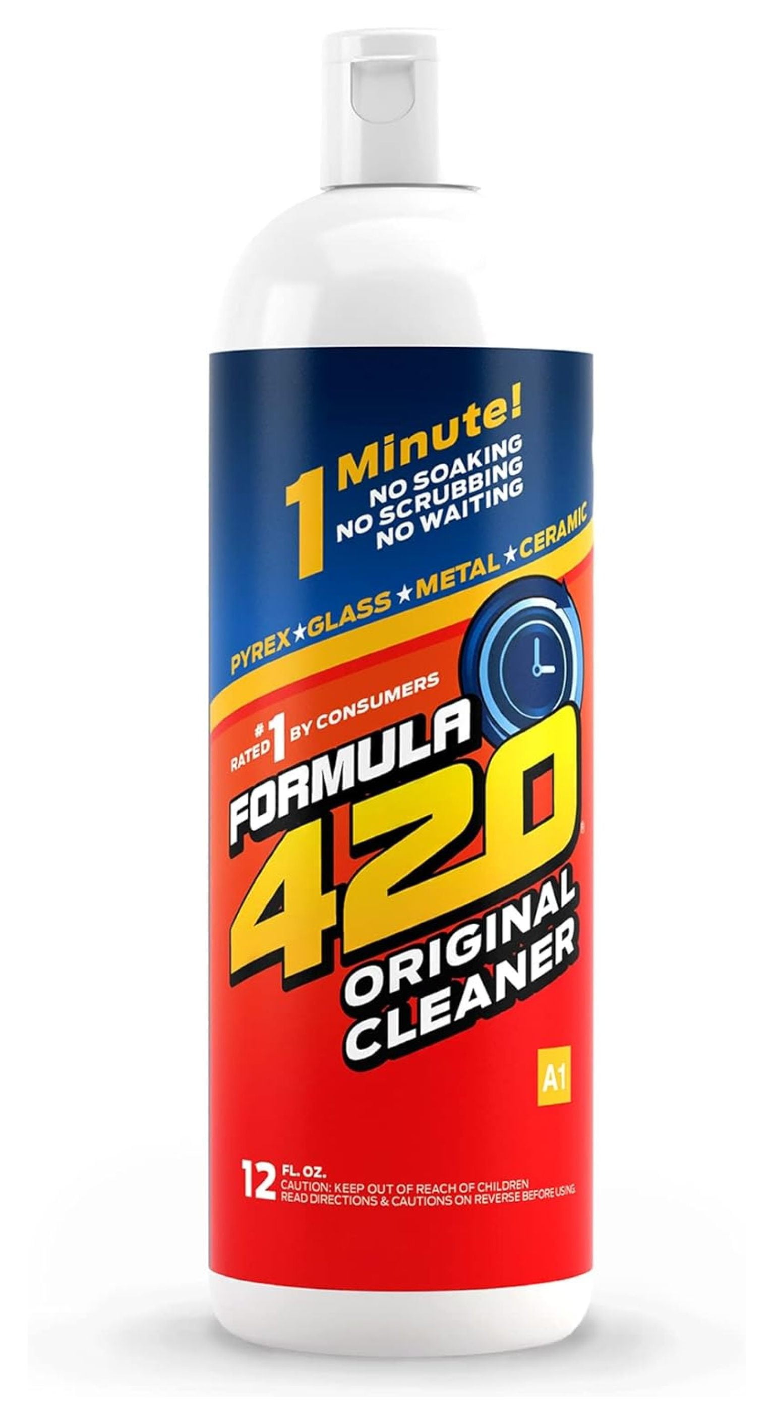FORMULA 420 CLEANER - GLASS, METAL & CERAMIC CLEANSER [12 FL OZ ...