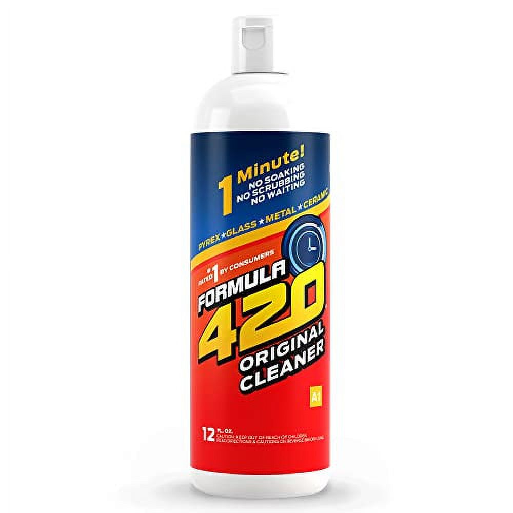 FORMULA 420 CLEANER - GLASS, METAL & CERAMIC CLEANSER [12 FL OZ ...