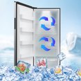 FORTÉ 33 Inch Apartment Size Frost Free Vertical Stand Upright Freezer ...