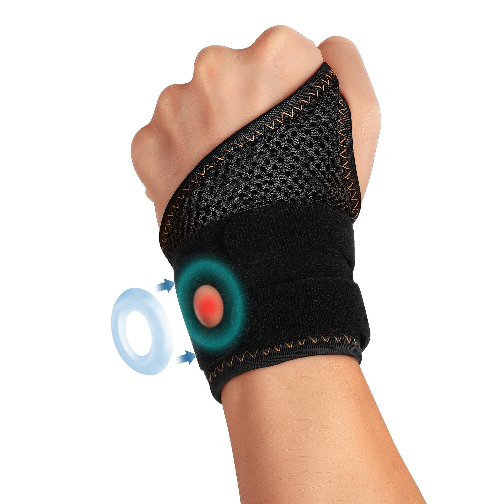 FORTEMOTUS Wrist Brace for TFCC Tears, Adjustable Wrist Wraps with Ring Pad for Ulnar Sided ...
