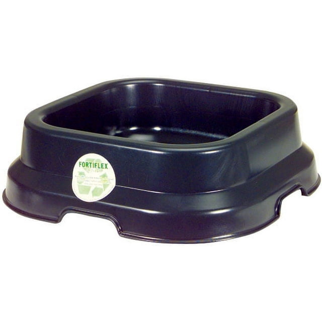 FORTEX-FORTIFLEX SBP-10 Salt Block Pan Polyethylene/Rubber Black ...