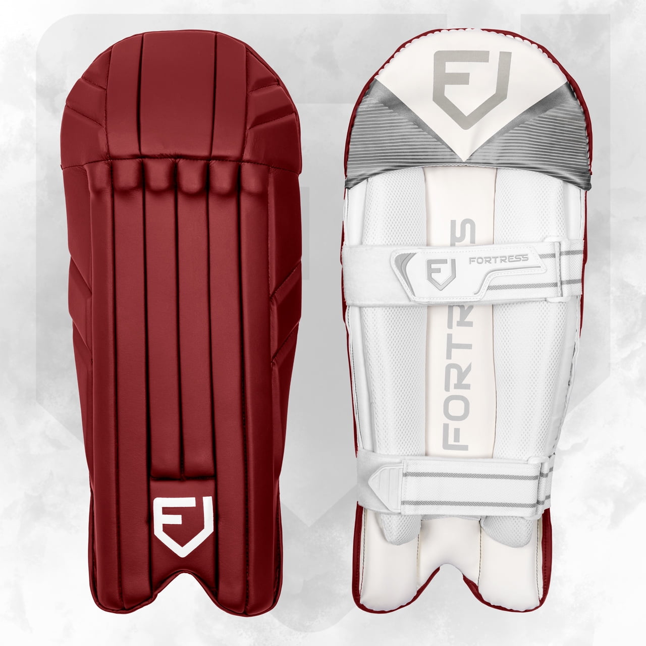 FORTRESS Original Pro Wicket Keeper Pads - Maroon, Large Adult ...