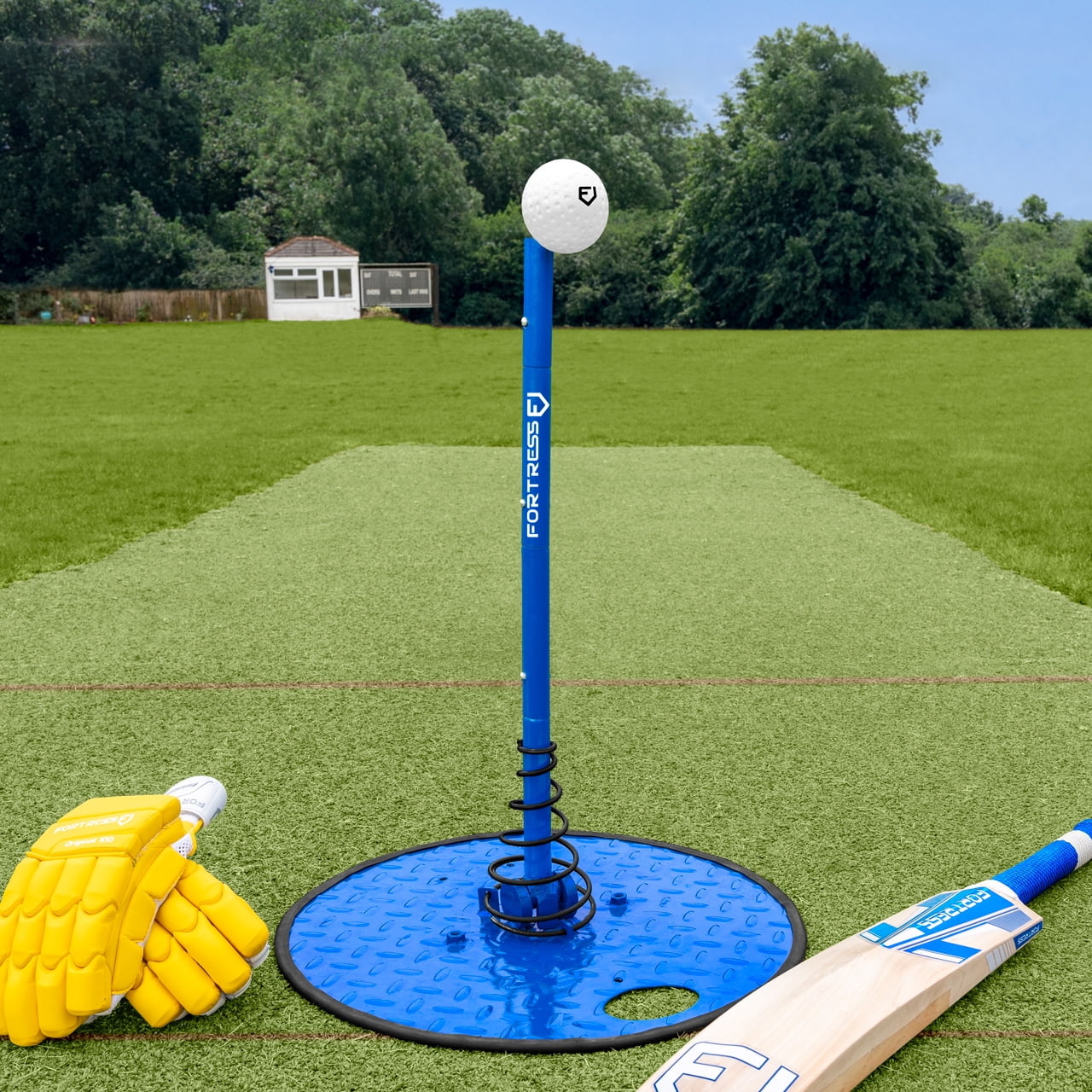 FORTRESS Spring Back Cricket Batting Aid | Optional Flexi Stumps ...