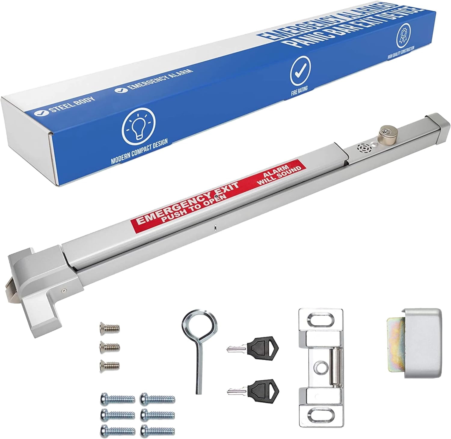 FORTSTRONG Panic Bars for exit Doors Commercial Door Push Bar Panic ...