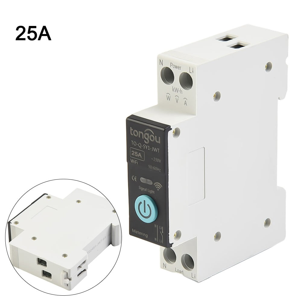 FORTuya Wifi Smart Circuit Breaker 1P Din Rail Home Remote Control ...