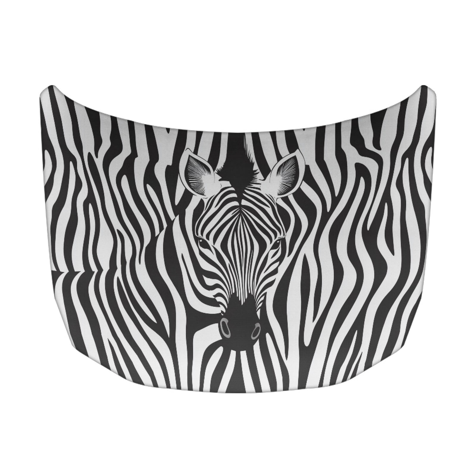 FORUDESIGNS Zebra Stirpe Print Car Hood Cover Waterproof Car Bonnet ...