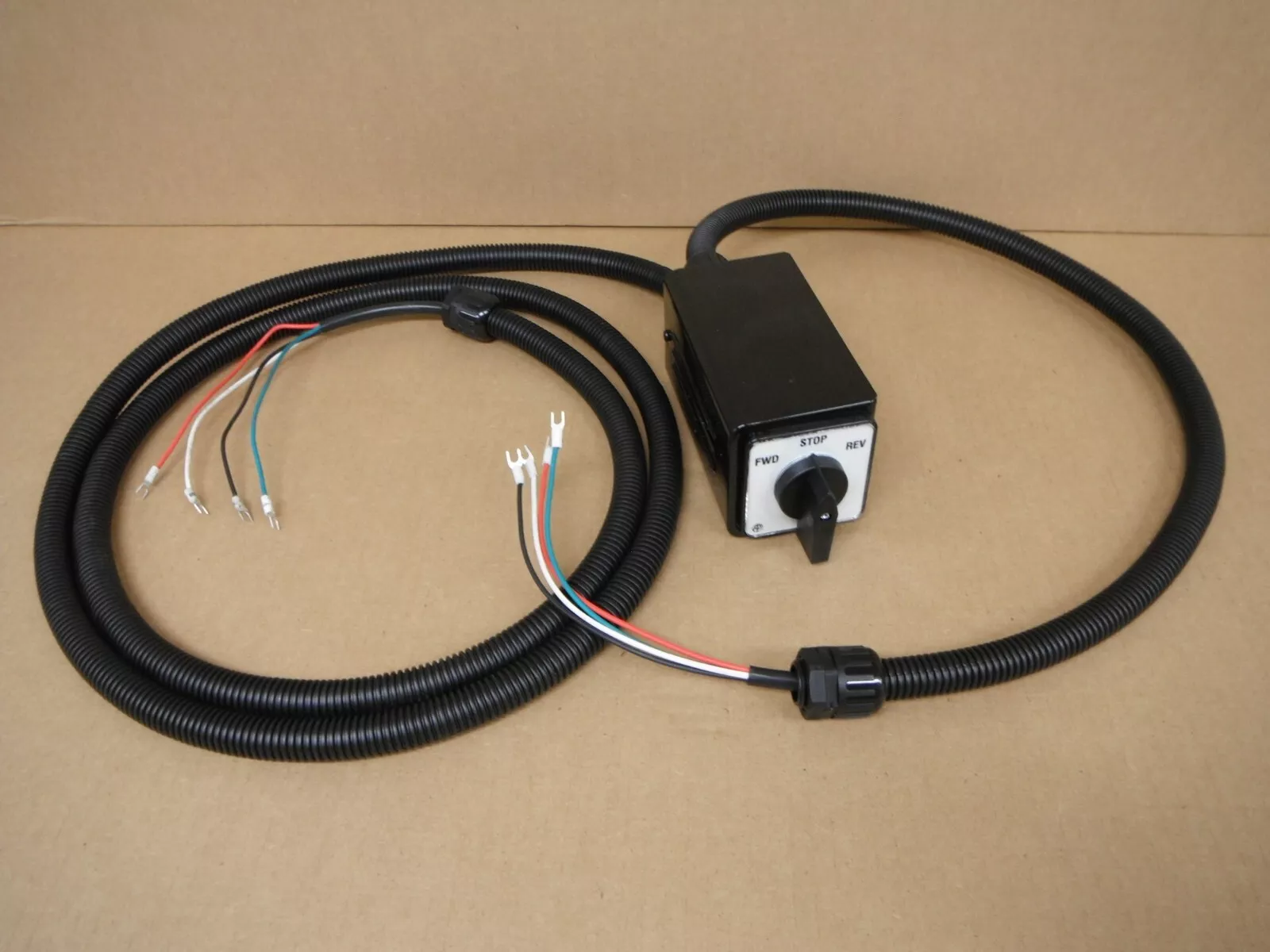 FORWARD/REVERSE DRUM SWITCH WITH CABLES for 3HP 3 Phase VARIABLE SPEED ...