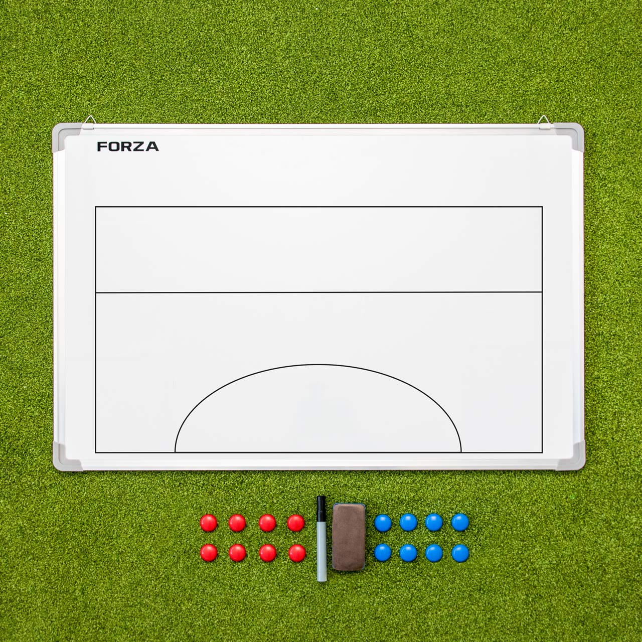 FORZA 35in x 24in Sport Coaching Board | Double Sided Whiteboard for Coaching | Netball Coaching ...