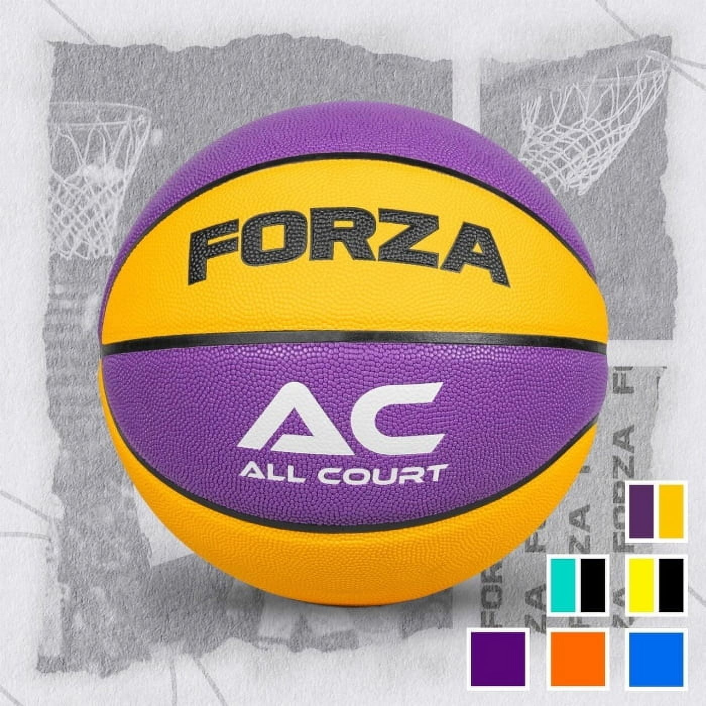 FORZA All Court Basketball | Durable PVC Leather for Indoor & Outdoor ...
