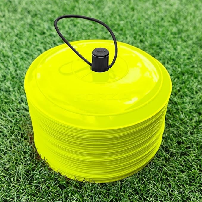 FORZA Flat Training Marker Cones | Durable Multi-Colored Sports Marker ...