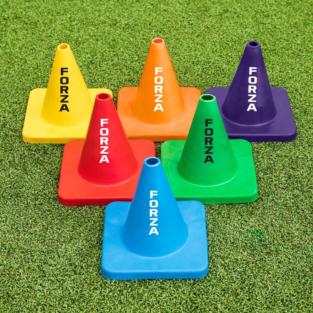 FORZA Flexible Training Cones [6 Pack] – Durable, Multi-Purpose Sports ...