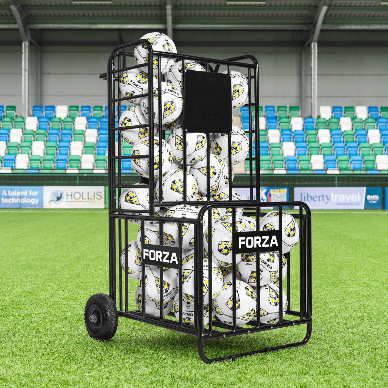 FORZA Heavy-Duty Ball Picker Cart | Store & Transport 40 Sports Balls ...