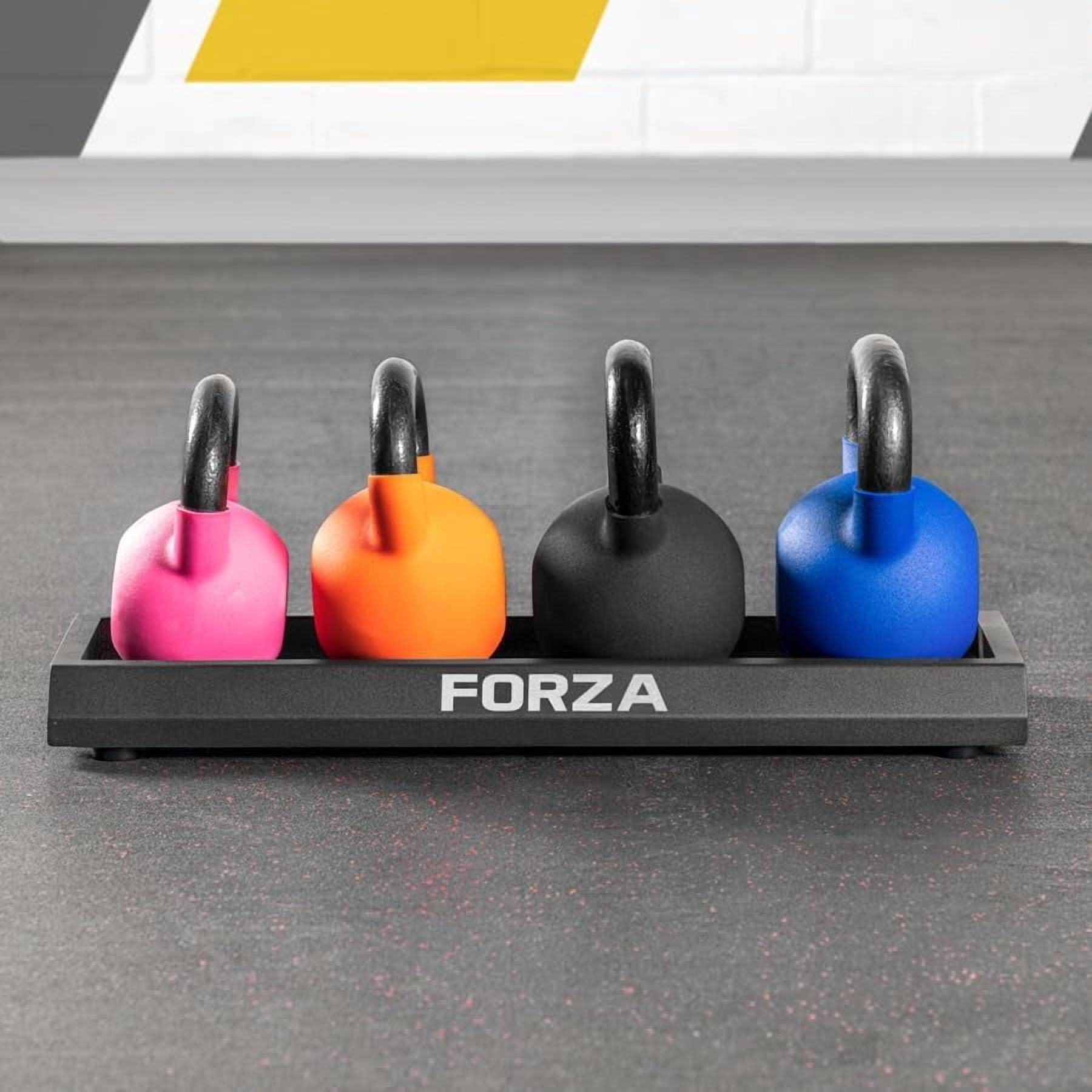 FORZA Kettlebell Stand Storage Tray - Kettlebell Rack for 3/4 Hand ...