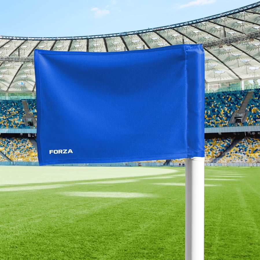 FORZA Pro Corner Flags – Durable Nylon Football Soccer Flags - Set of 4 ...