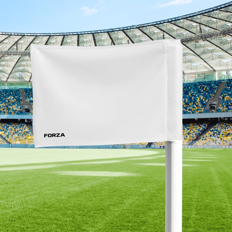 FORZA Pro Corner Flags – Durable Nylon Football Soccer Flags - Set of 4 | Perfect for Training ...