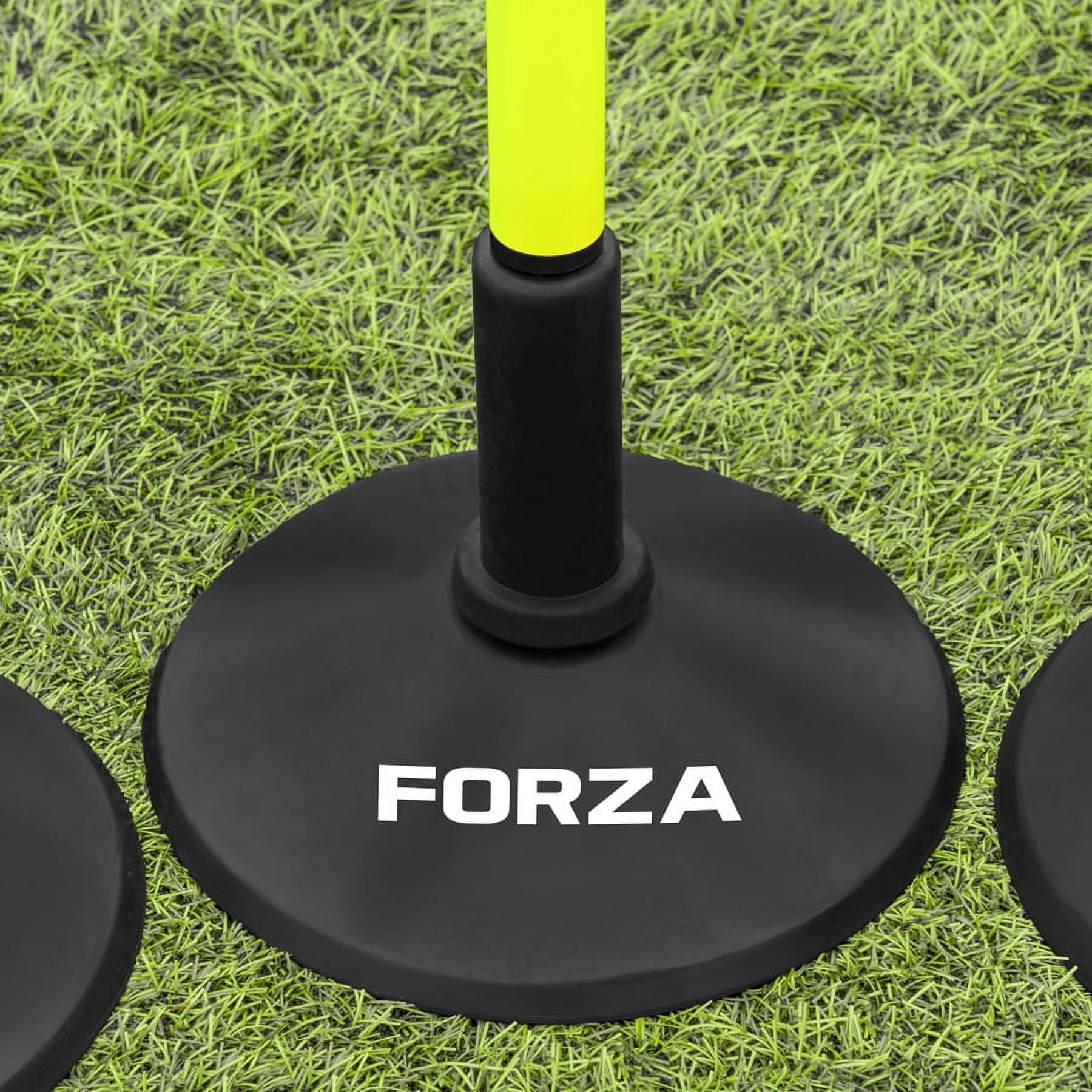 FORZA Slalom Pole Rubber Base - Heavy Duty Weighted Rubber Bases - 5lbs ...