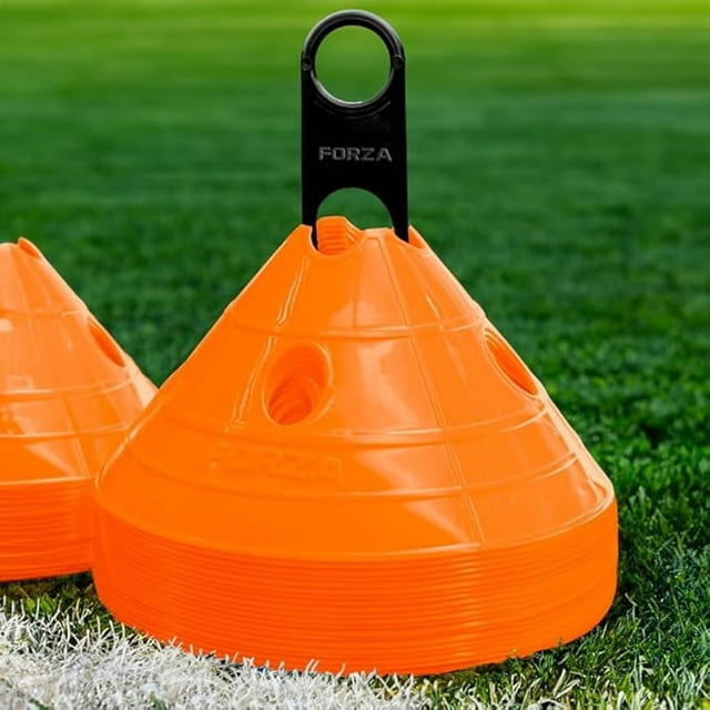 FORZA Soccer SuperCone Training Marker Domes [20 Pack] | Jumbo 5.5in ...